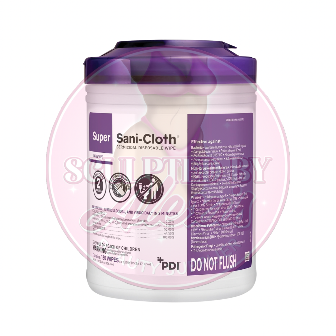 SUPER SANI-CLOTH MEDICAL SANITIZING WIPES – SCULPTED BY ALEXIS LLC